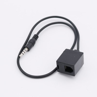 3.5mm Male to RJ9 4P4C Female Telephone to Mobile Phone Converter ...