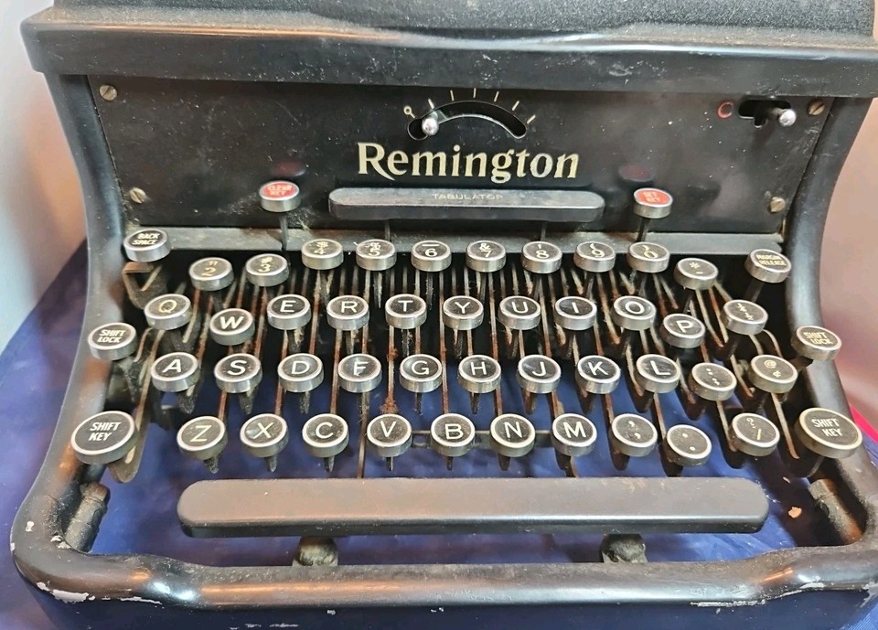 Vintage 1939 Remington Rand Model 17 Typewriter – Works – Unrestored | eBay