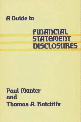 A Guide To Financial Statement Disclosures 9780899300320| eBay