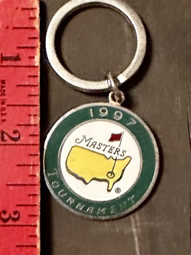 NEW - 1997 Augusta National Masters Golf Tournament Key Chain Gold ...