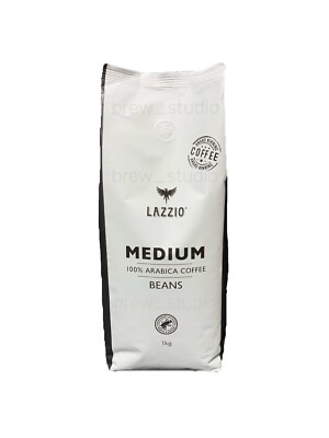 LAZZIO Coffee Beans Medium Roast 1KG - Coffee Espresso Beans | eBay ...