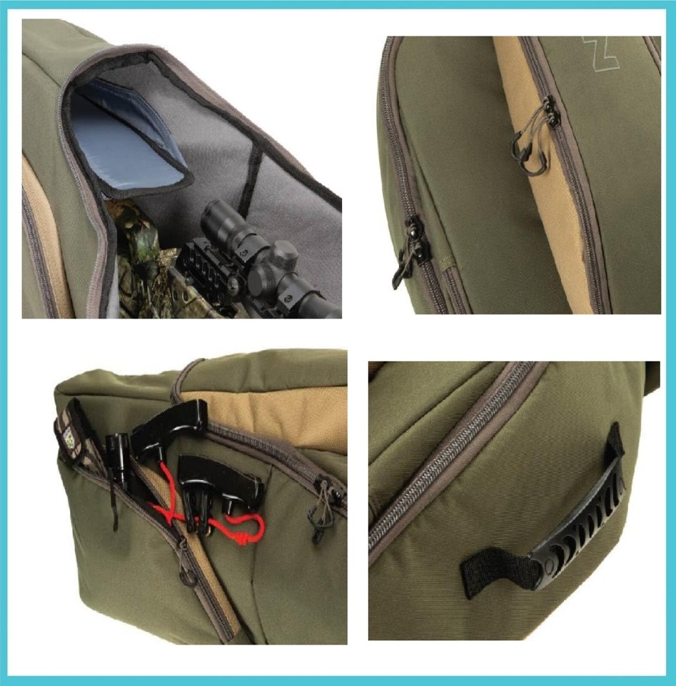 Soft Crossbow Case w/ Quiver Bolts Storage for Tenpoint Nitro 505/Titan ...