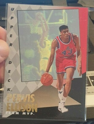 1992-93 Upper Deck Team MVP Pervis Ellison Holo card - Washington ...