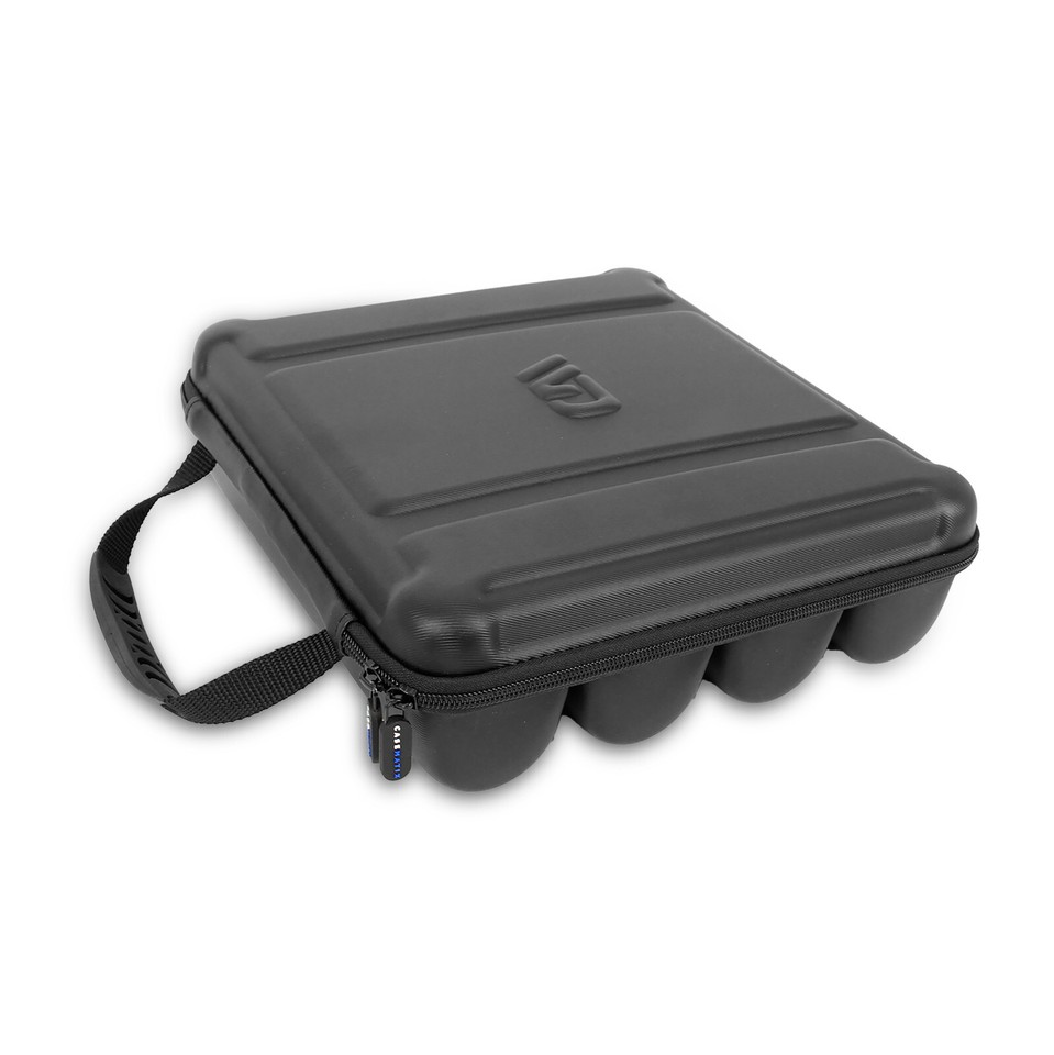 CASEMATIX Wireless Microphone Case – Holds 4 Mics, Travel Bag, Hard ...