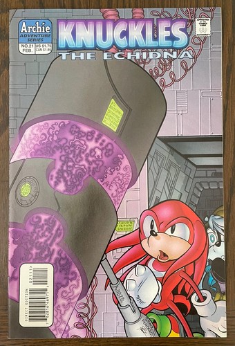 Knuckles The Echidna #21 Sonic Archie Comics NM PICS Low Print | eBay
