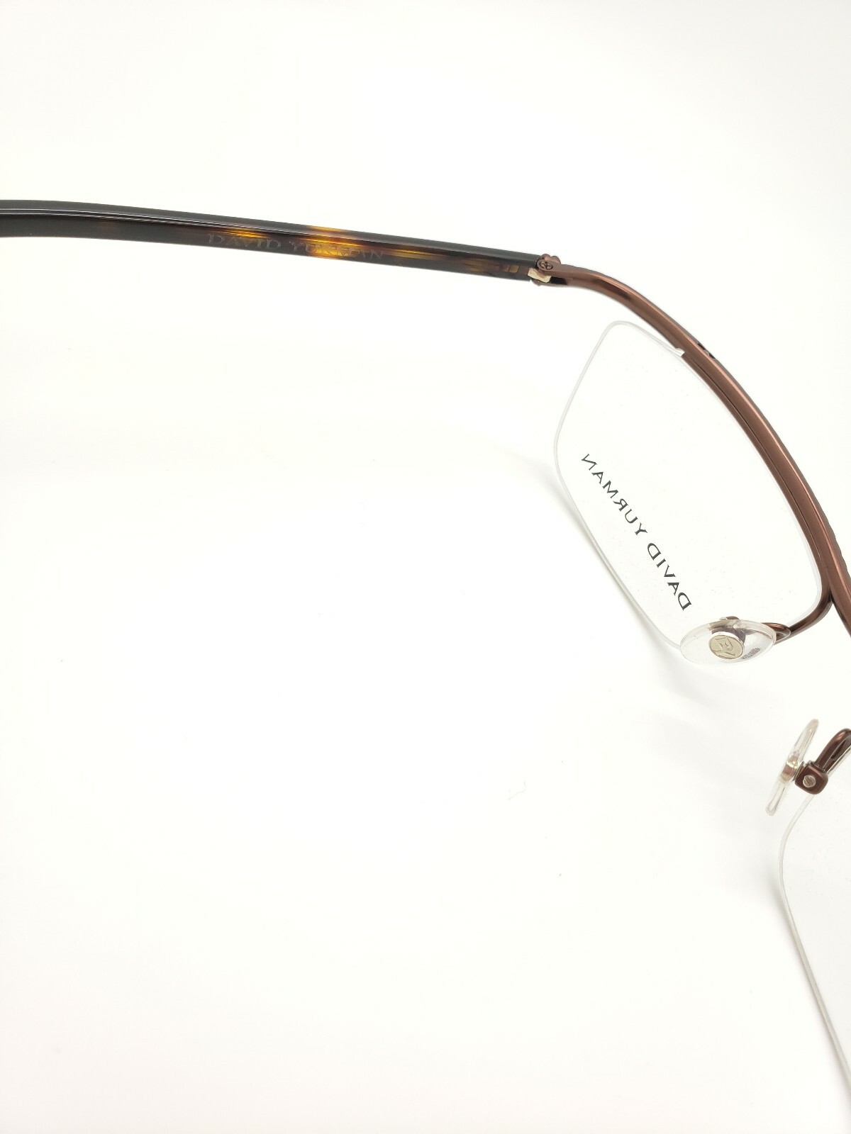 DAVID YURMAN DY 043 02 FRAMES EYE GLASSES 53-16-129 TITANIUM EYEWEAR ...