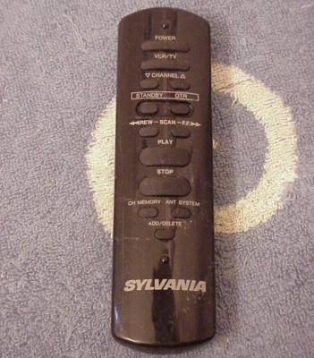 SYLVANIA Television/VCR Remote Control - Unknown Model number | eBay