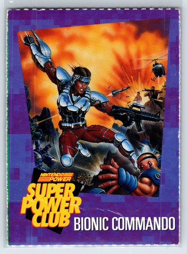 Bionic Commando Nintendo Super Power Club Magazine Card #17 | eBay