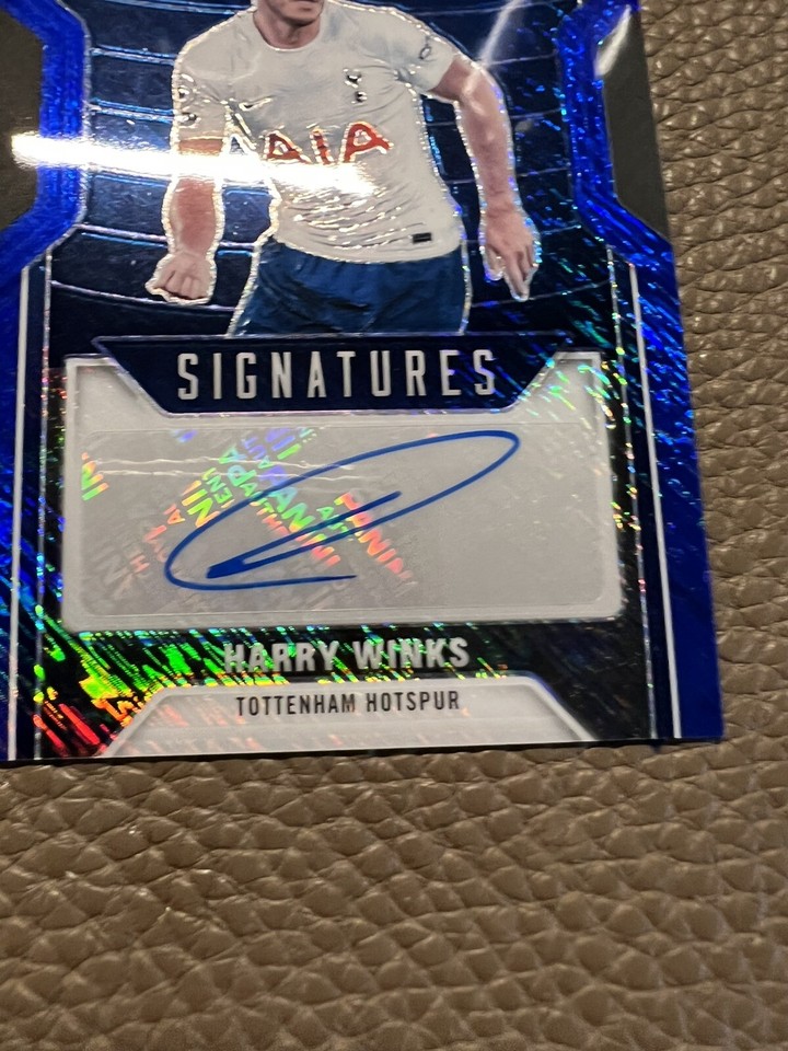 HARRY WINKS - 2021-22 Prizm EPL - Signatures Auto Blue Shimmer FOTL | eBay