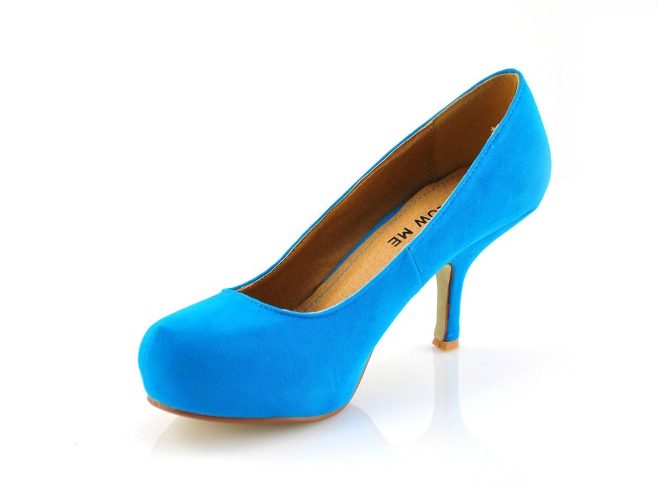 NEW WOMENS LADIES MID HEEL CASUAL SMART WORK PUMP COURT SHOES SIZE 3-8 ...