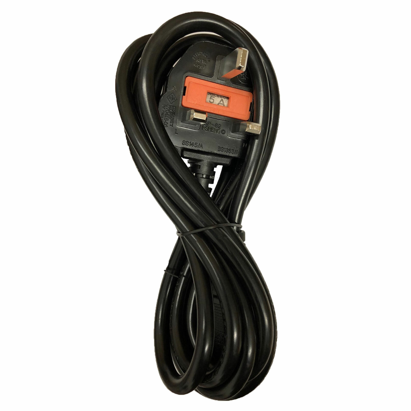 3 Pin UK Kettle Lead Power Cable Plug Cord PC TV for LG Panasonic ...