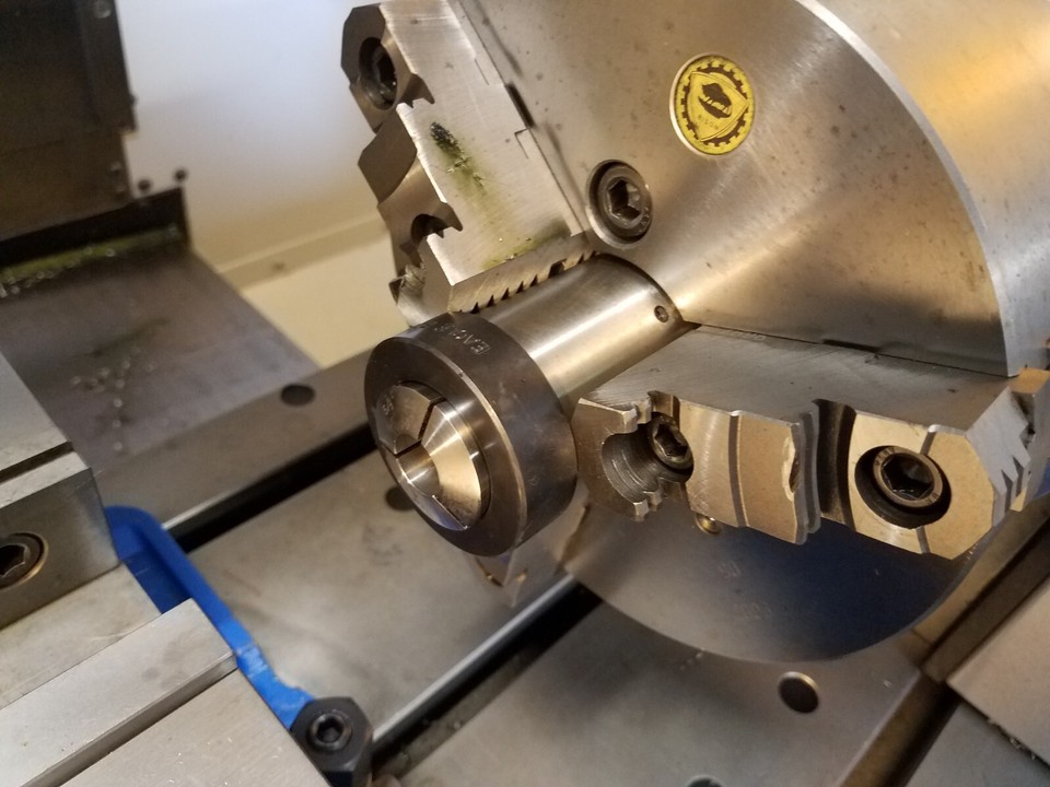 Royal Air Pneumatic 5C Collet Closer for Haas HRT 210 A6 Rotary Table ...