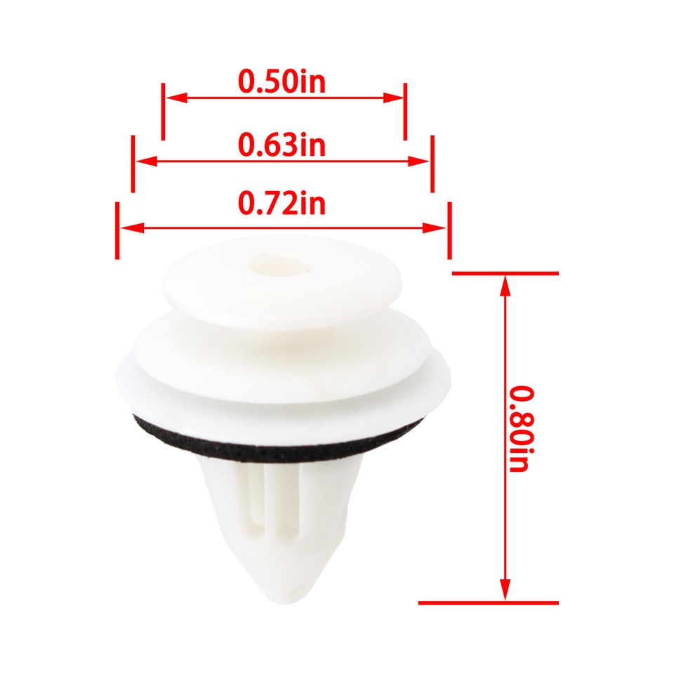 50pcs for Toyota 90467A0005,90467T0019 Door Trim Panel Retainer Clips ...