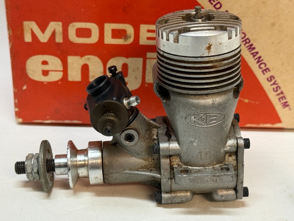 K&B .40 R/C Airplane Model Engine No. 4011 with Muffler (A) | eBay