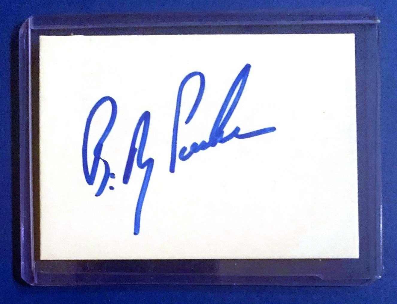 BILLY PACKER Sportscaster - NCAA - CBS - Basketball SIGNED / AUTOGRAPH ...