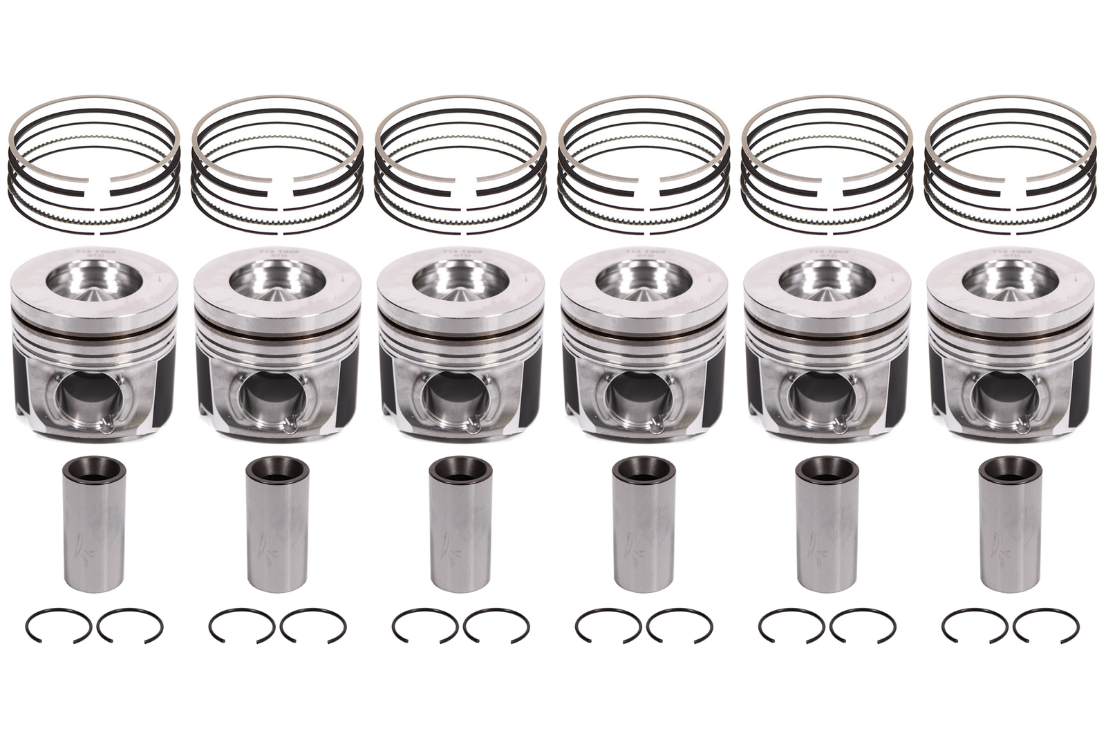 6x Kolben STD 84mm BMW 3er F30 F80 E90 F34 F31 335 d 3,0 N57D30B ...