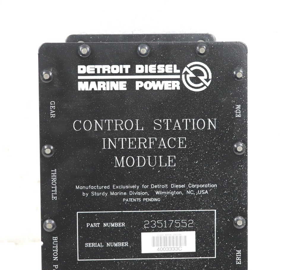 DETROIT DIESEL Control Station Interface Module 23517552 | eBay