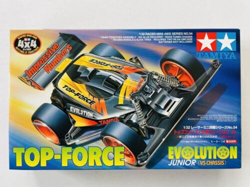 Tamiya 18054 Mini 4WD TOP-FORCE EVOLUTION Jr. (VS CHASSIS) 1/32 | eBay