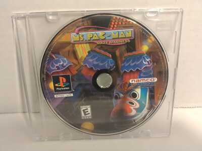 Ms. Pac-Man Maze Madness Playstation PS1 DISC ONLY Tested | eBay