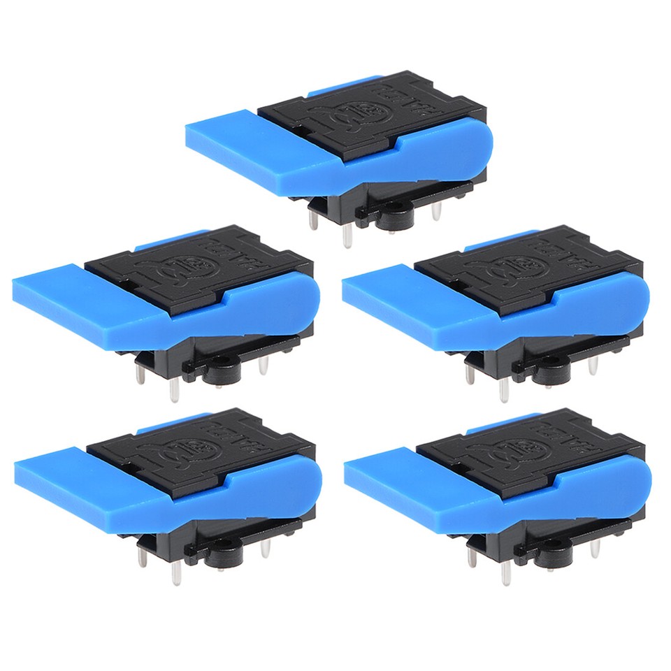 5pcs 6Pin Terminal PCB 5mm Pitch Spacing Telephone Hook Switch Tact ...