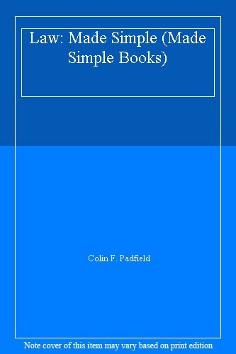 Law: Made Simple (Made Simple Books),Colin F. Padfield 9780491010214 | eBay