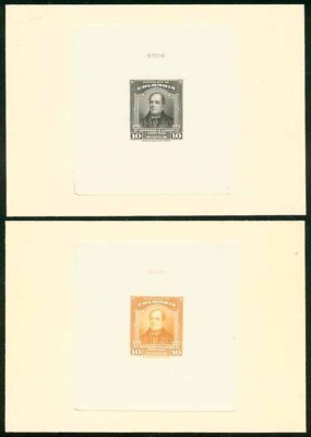 Colombia 1949 Poet Bello 10c ABNCo engraved DIE PROOFS | eBay