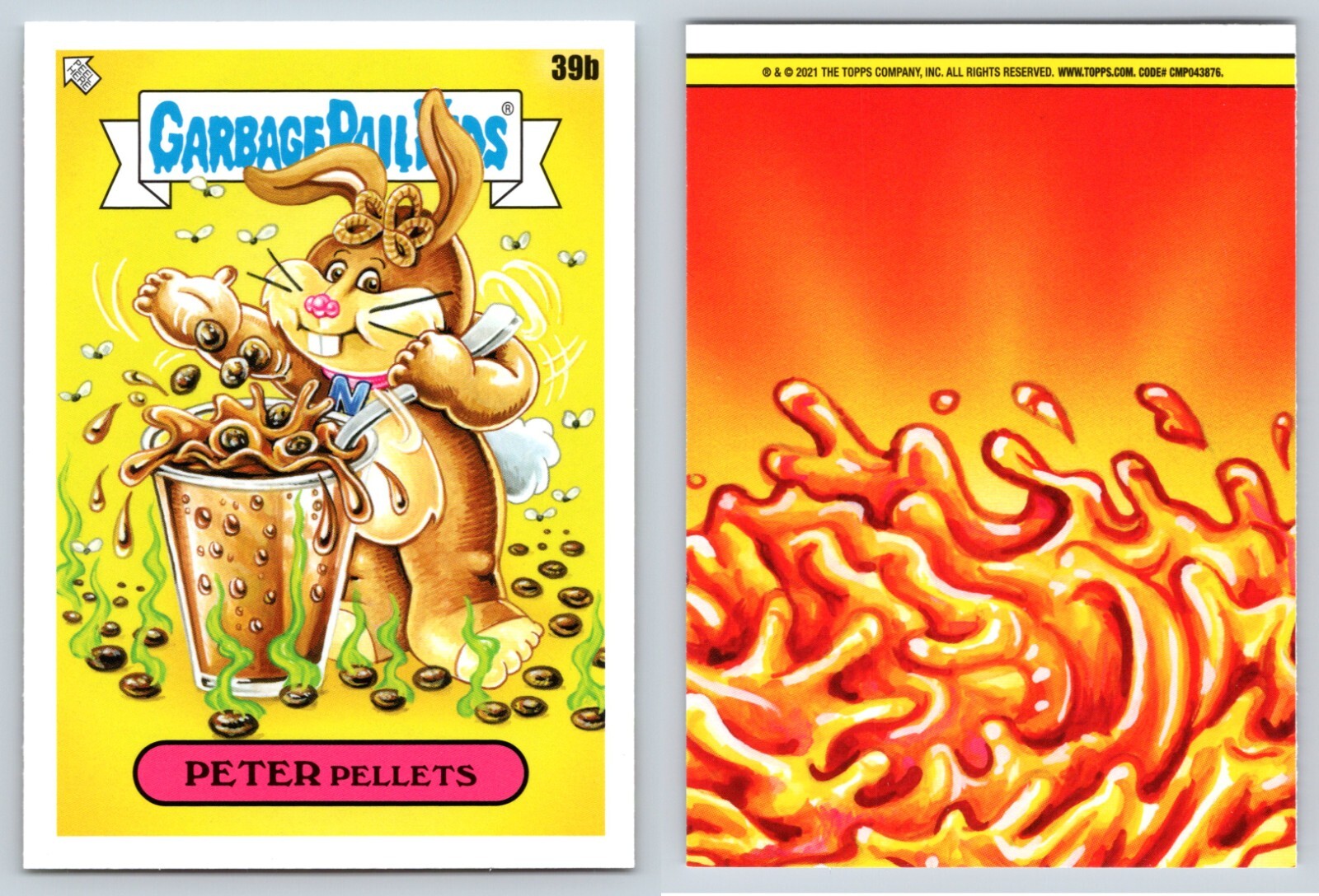 Nestle Quik Nesquik Bunny Chocolate Milk Garbage Pail Kids Spoof Card ...