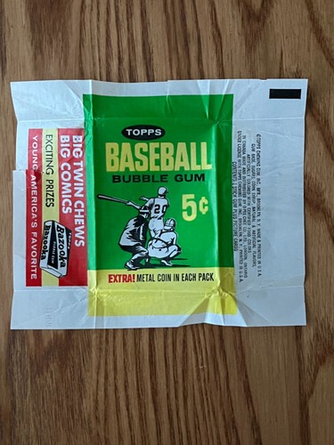 1964 TOPPS BASEBALL FIVE CENT WRAPPER | eBay