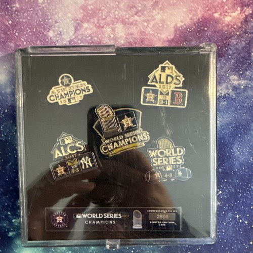 2017 World Series Champions Houston Astros 5 Pin Collector Set. New ...