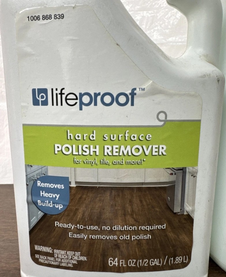 2 Pack Lifeproof Hard Surface Polish Remover 64 Oz Each | eBay