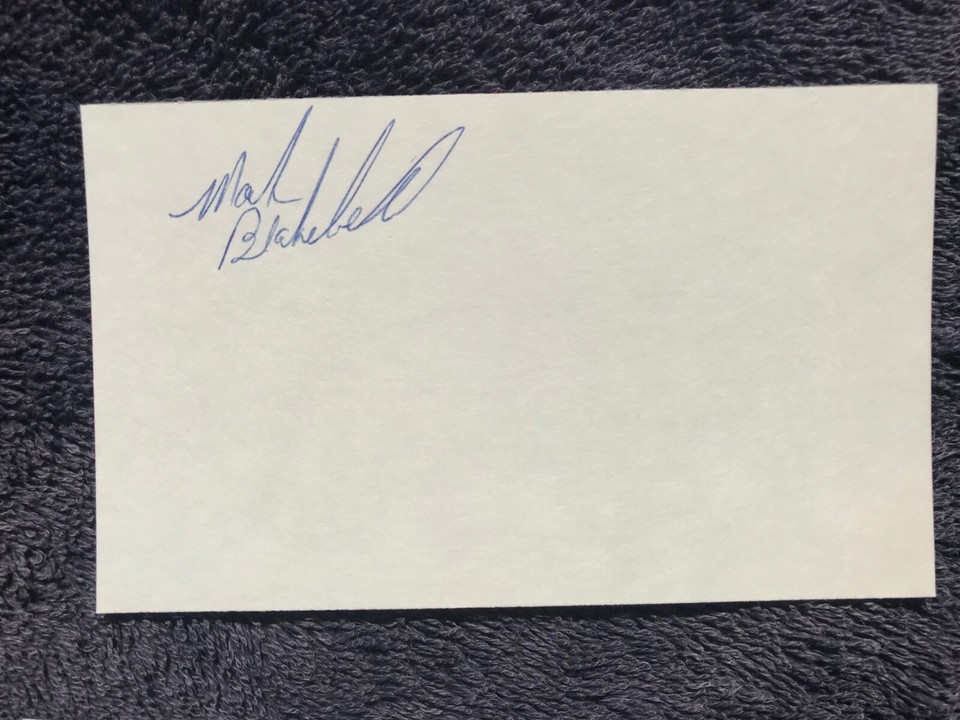 INDEX CARD 3X5 3 X 5 CUT AUTO AUTOGRAPH AUTOGRAPHED SIGNED U YOU PICK ...