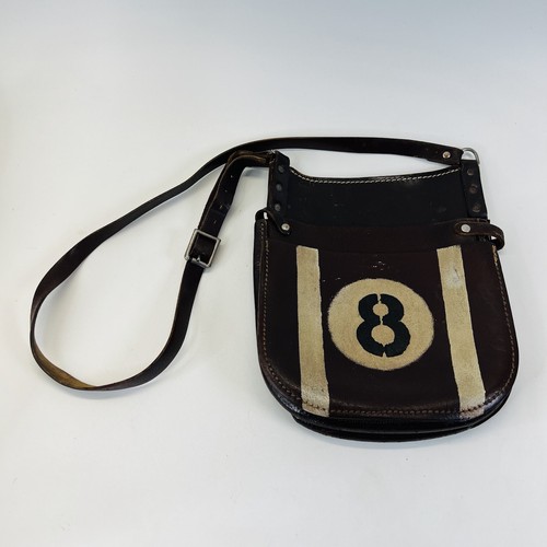 Vintage Peter Jones Maker Abergavenny Leather Bus Conductor Satchel Bag ...