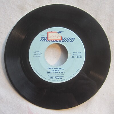 JACK HASKELL 45 -- Thunderbird # 45-19551/2 -- I REMEMBER MAMBO + Who ...