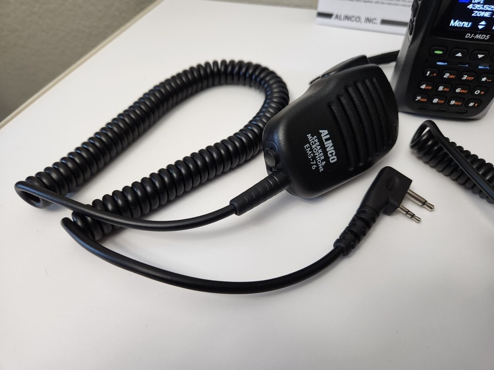 Alinco DJ-MD5XTG VHF/UHF Dual Band DMR Part 90 Handheld Transceiver ...