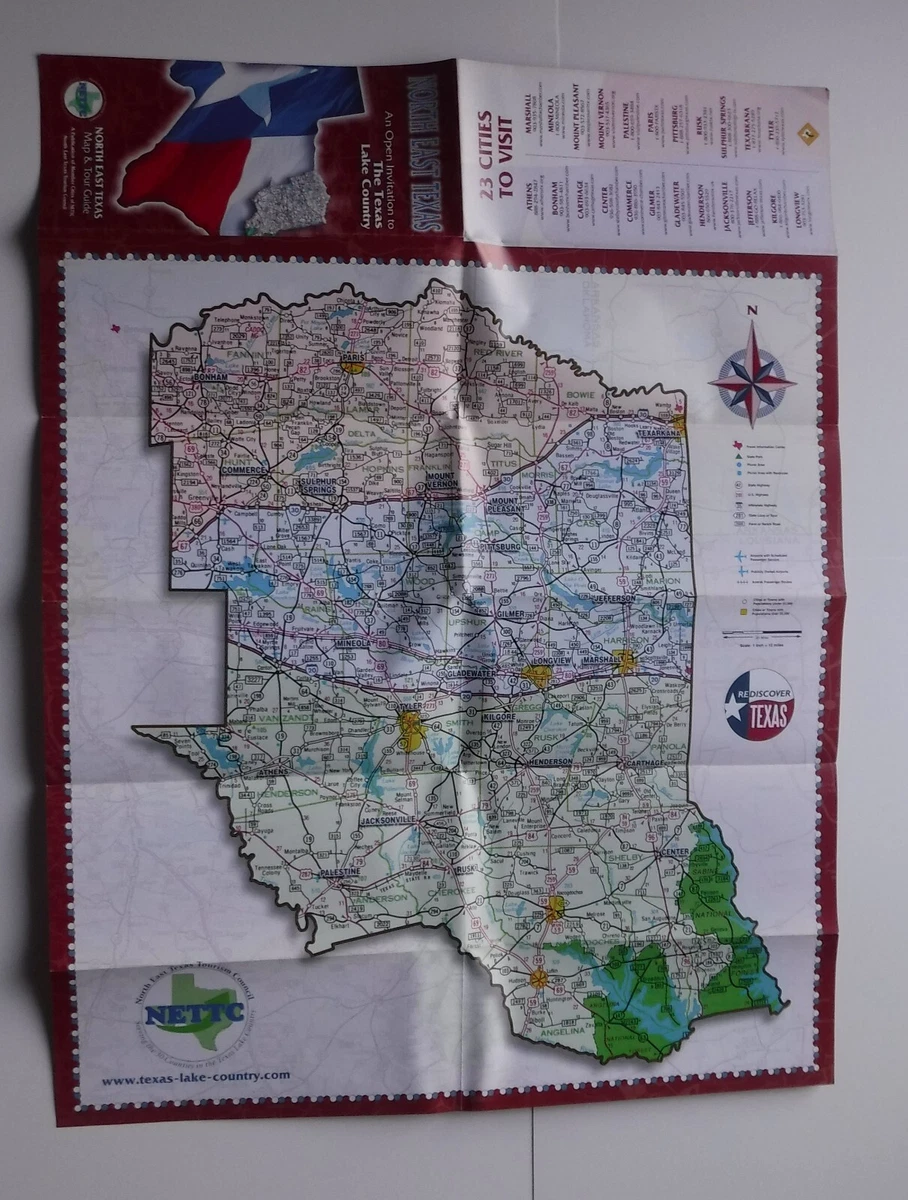 Map Of North East Texas