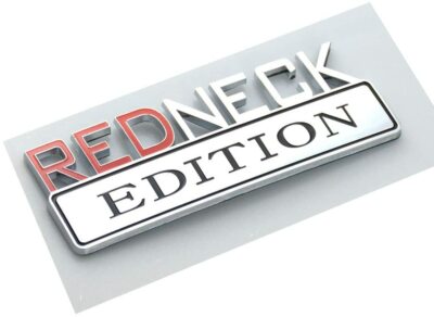 1x Big REDNECK EDITION EMBLEMS TRUCK BOAT DECAL LOGO FOR F-150 F250 ...