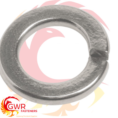 M12/12MM Rectangular Section Spring Washers DIN 127B A4 Stainless Steel ...