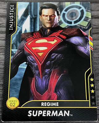 Raw Thrills Injustice Series 2 Regime Superman 47/110 Card Non-Holo | eBay