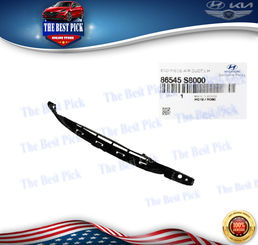 ⭐GENUINE⭐ END PIECE-AIR DUCT LH Driver for Hyundai Palisade 2020-2022 ...