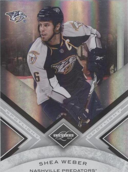 2010-11 Limited - Shea Weber #83 Silver Spotlight /49 for sale online ...