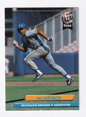 Pat Listach 1992 Fleer Ultra Rookie Card # 385 Brewers | eBay