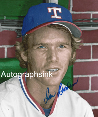 Don Durham autographed 8x10 Texas Rangers #1 Free Shipping | eBay