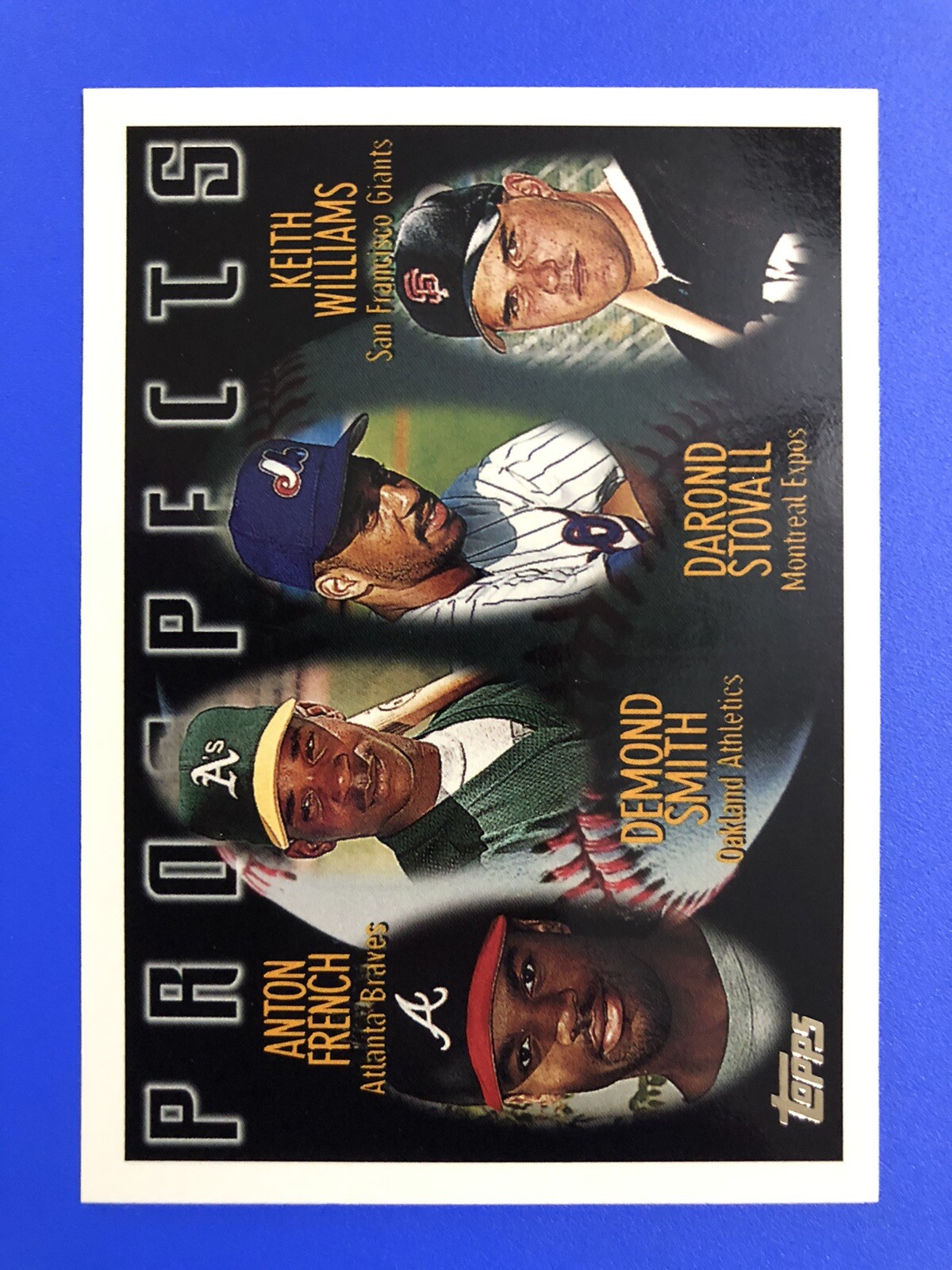 1996 Topps #437 Anton French Demond Smith Darond Stovall Keith Williams ...