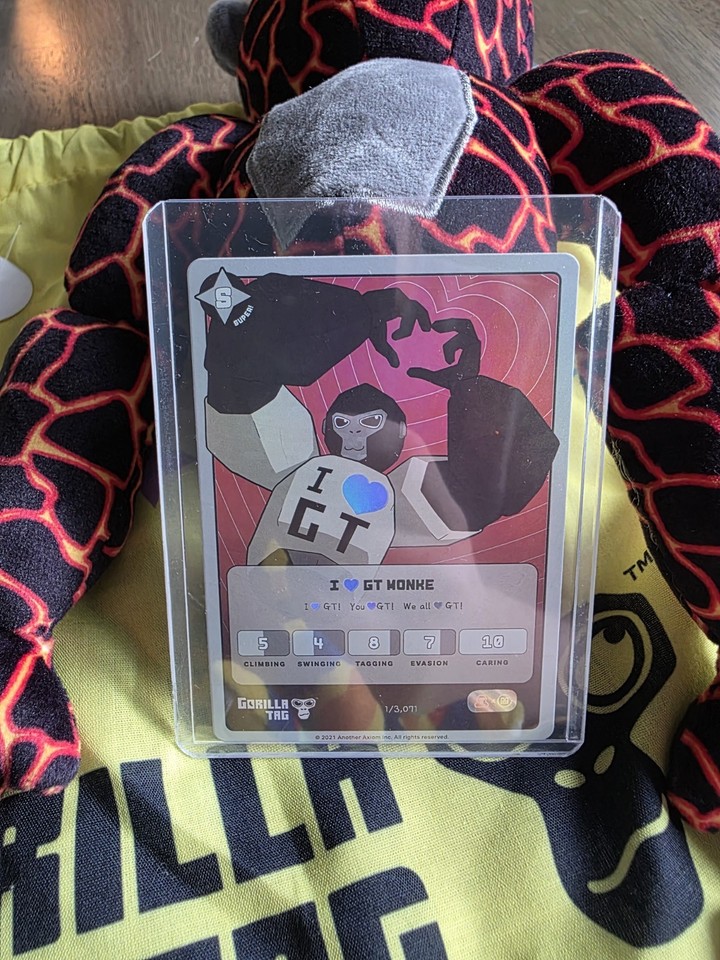 Official Makeship Gorilla Tag Birthday Plush W/Code, Extras, Limited ...