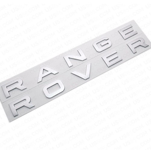 For Range Rover Front Hood Logo OEM Emblem Letters Badge Sport Silver ...