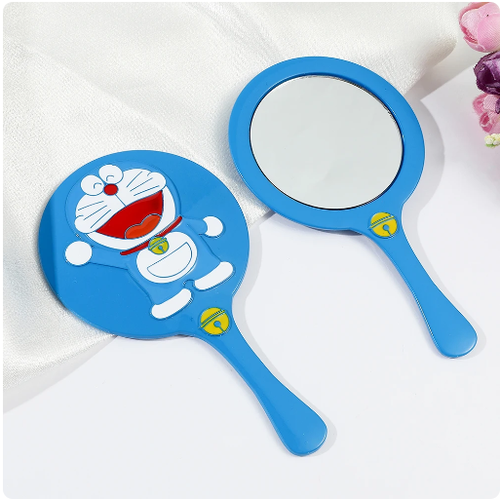 Anime Doraemon Handheld Mirror Makeup Mirror SPA Salon Makeup Travel ...