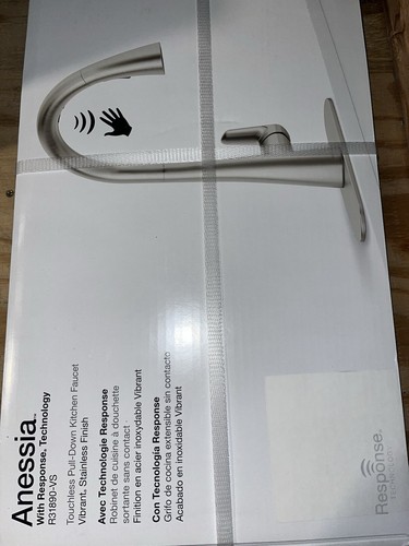 Kohler Anessia Touchless Pull-Down Kitchen Faucet Vibrant Stainless New ...