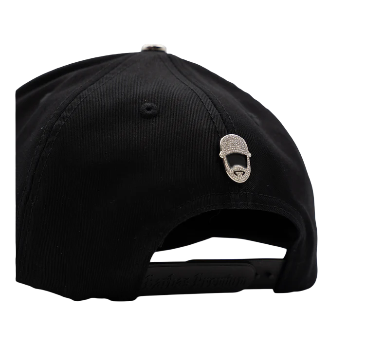 EL BARBAS 77 BLACK SNAPBACK HAT BAR77 BLK | eBay