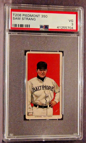 1909-11 T206 - Sammy Strang 350 Back (RC) for sale online | eBay