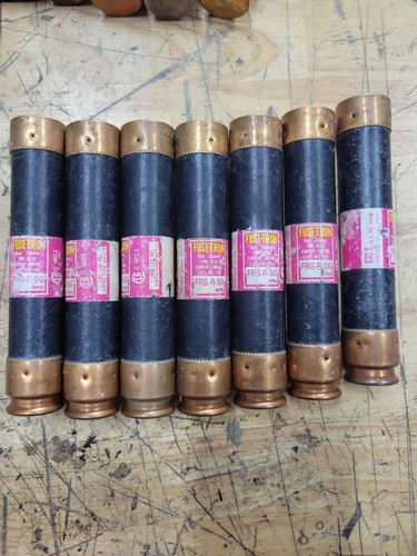 1- BUSSMANN FUSETRON FRS-R-50 FUSE 50AMP, 600V, CLASS RK5 FUSES USED ...